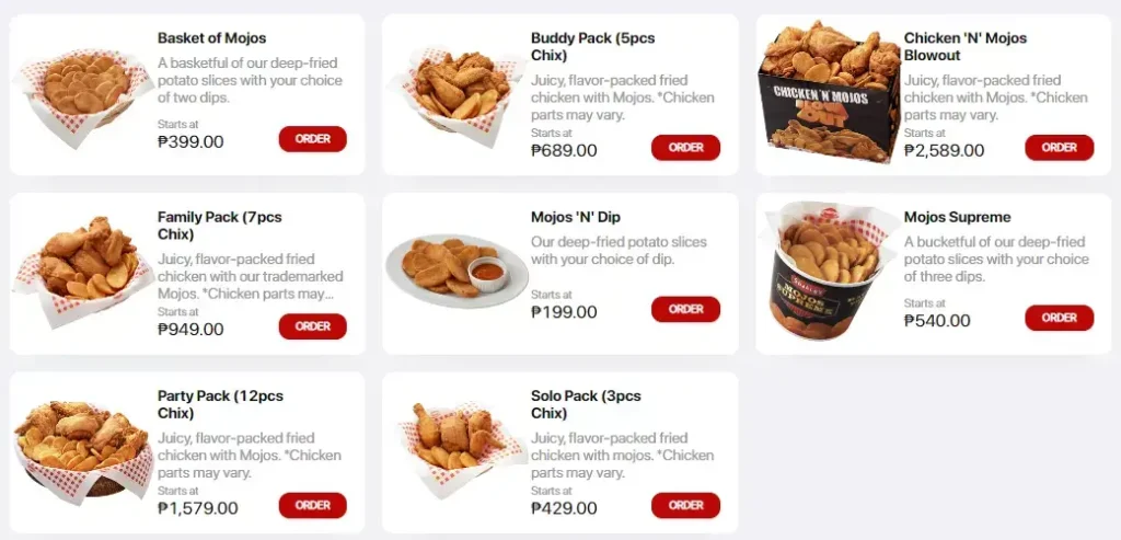 Shakey’s Philippines Menu Prices 2024
